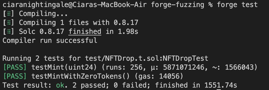 Fuzz Testing In Foundry