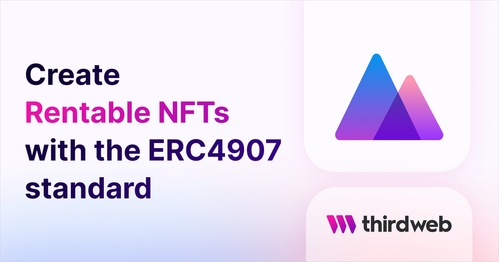 How To Create Rentable NFTs with the ERC4907 Standard