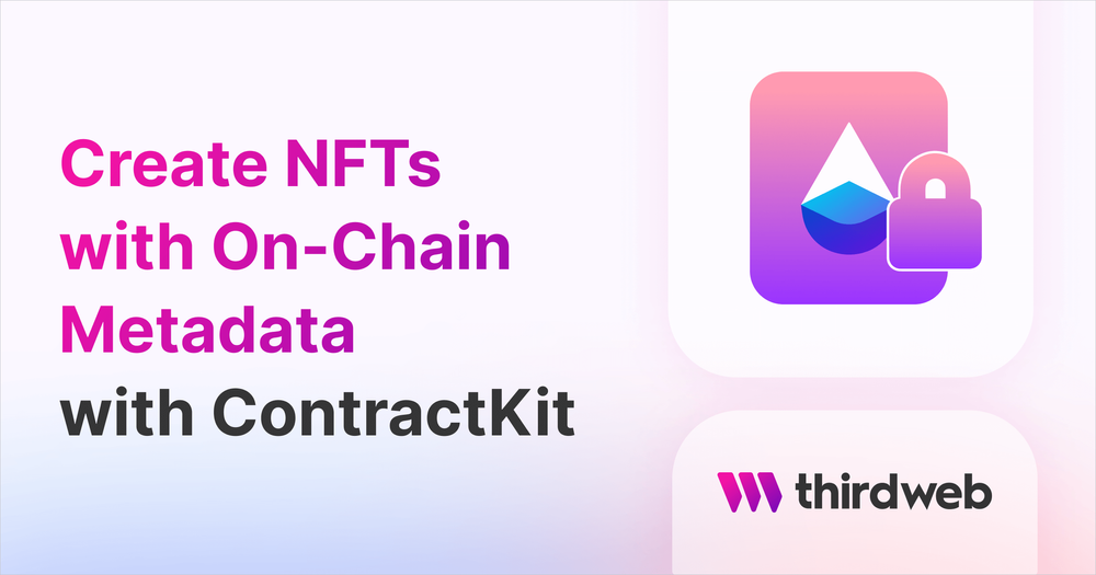 How To Create An NFT Collection With On-Chain Metadata