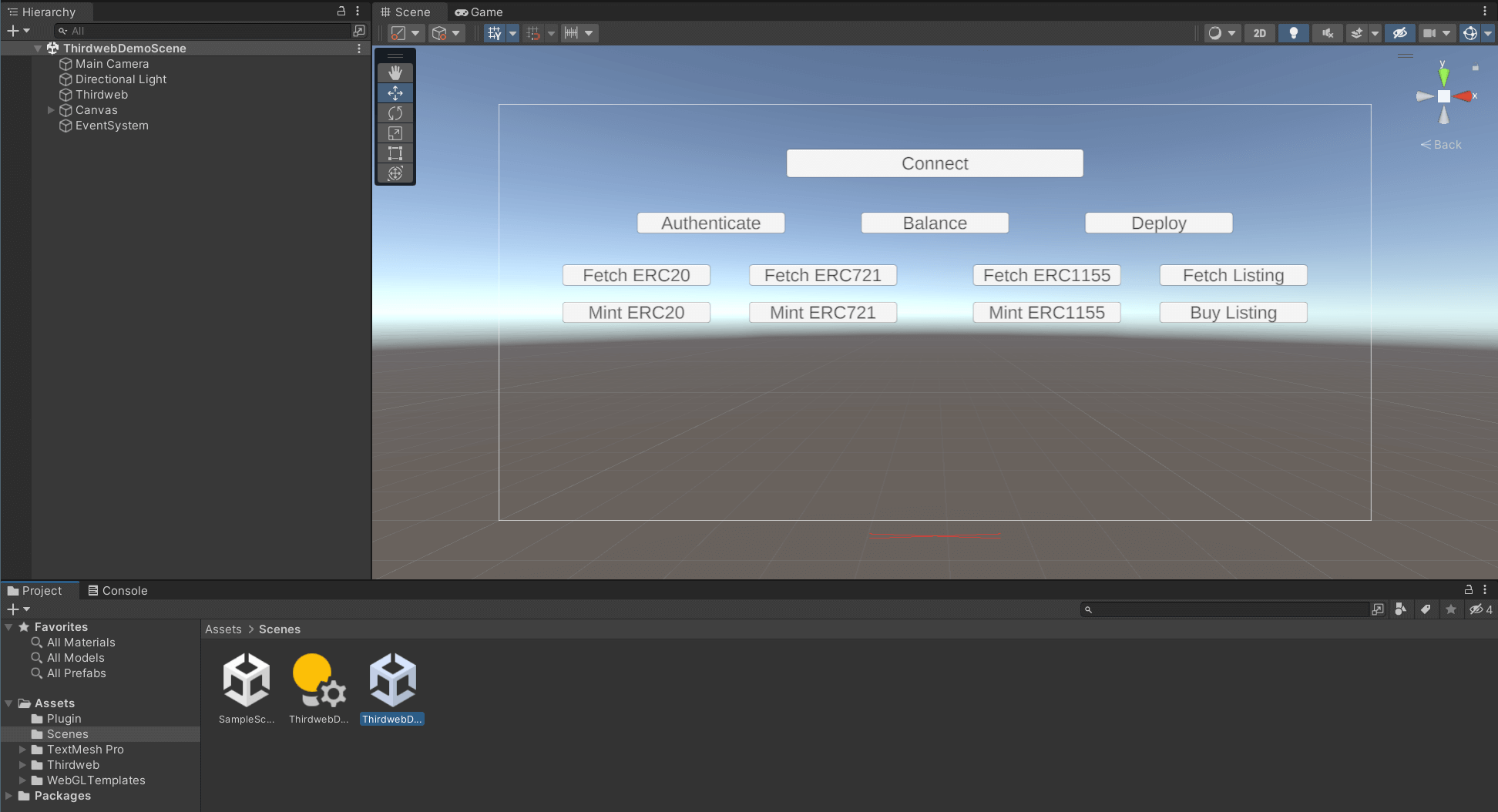 Get Started With thirdweb's Unity SDK Get Started With thirdweb's Unity SDK