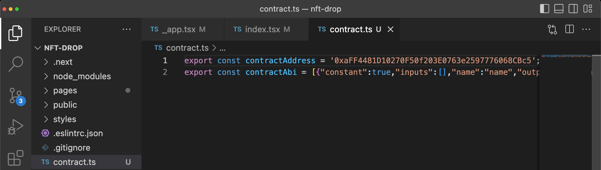 Interact with Any Smart Contract in the SDK using ABIs