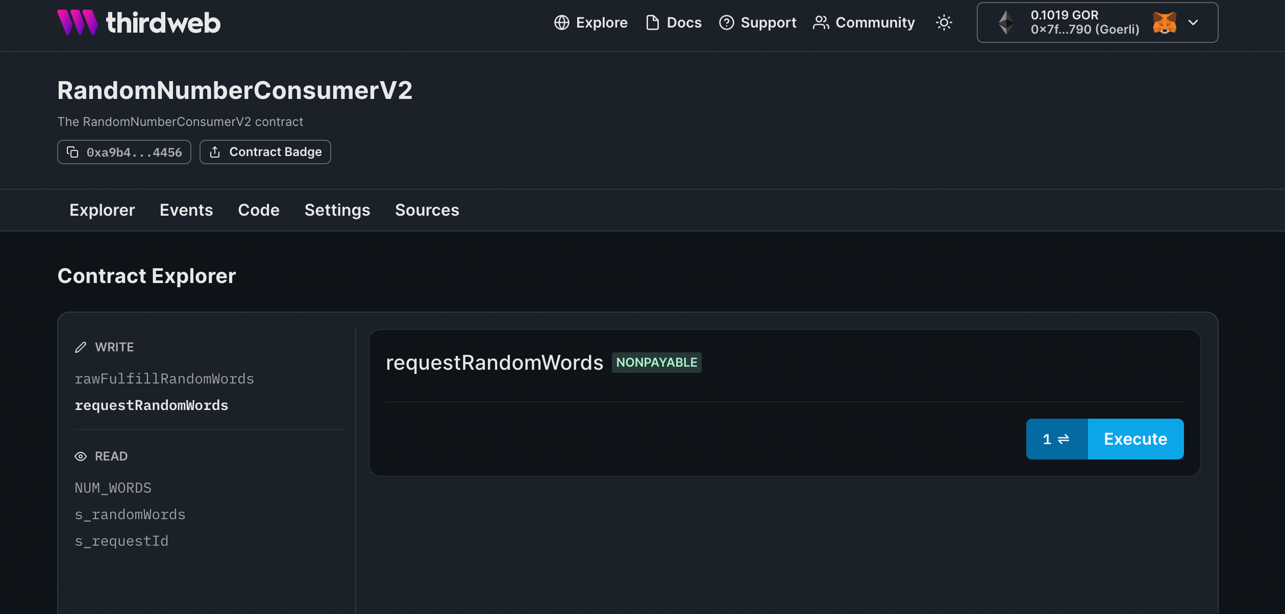Using Randomness with Chainlink VRF