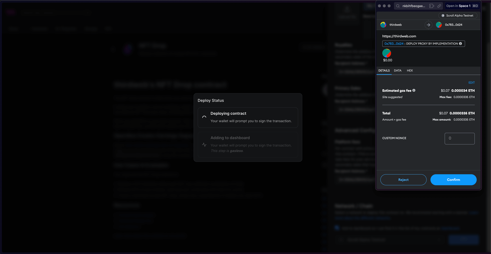 Deploy a Smart Contract on Scroll zkEVM