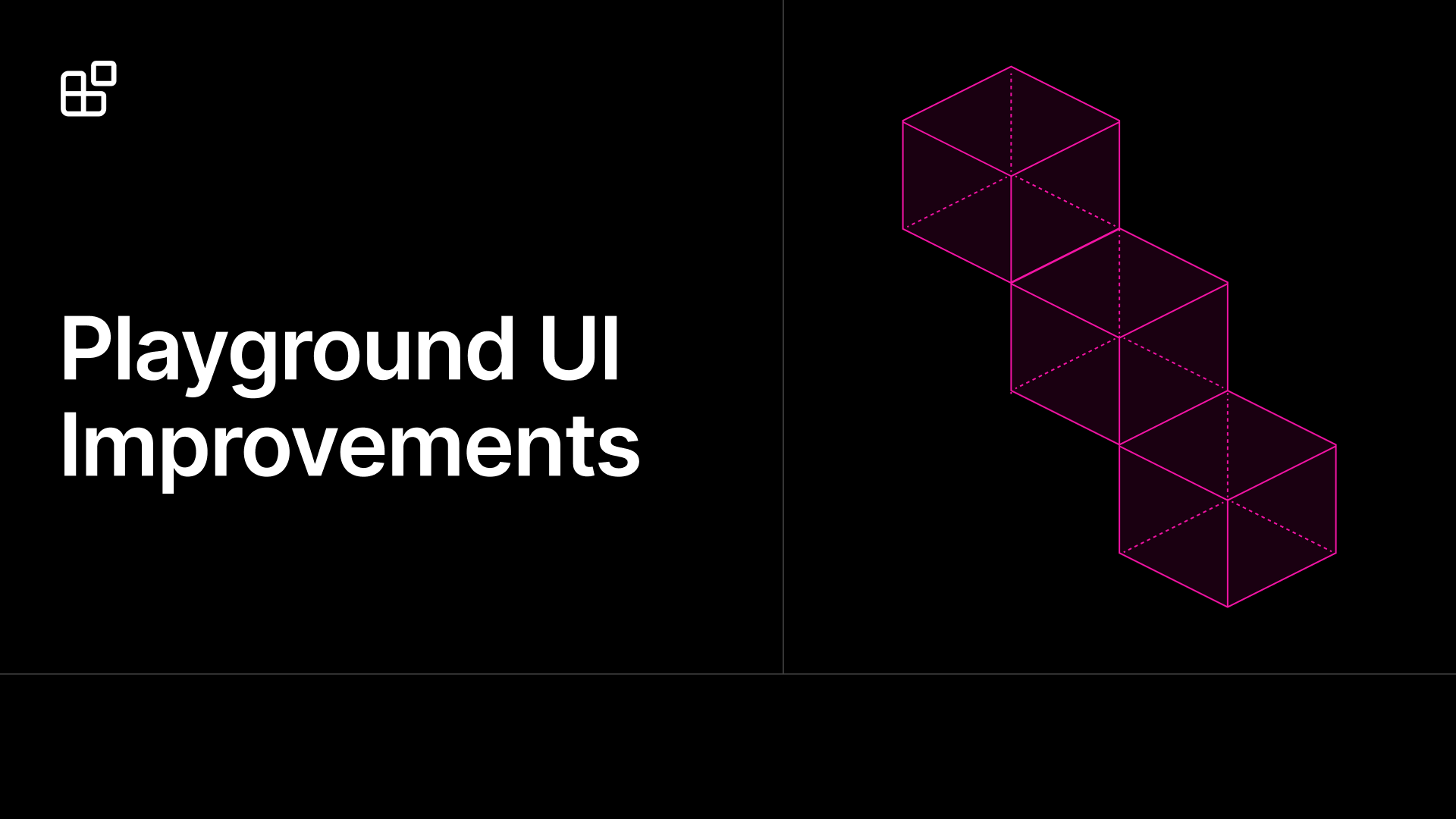 Playground UI improvements