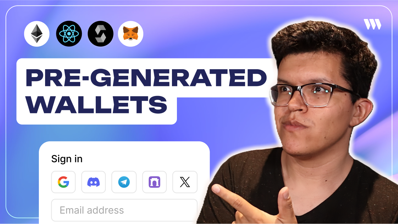 How to Create Pre-Generated Wallets for Web3 Apps