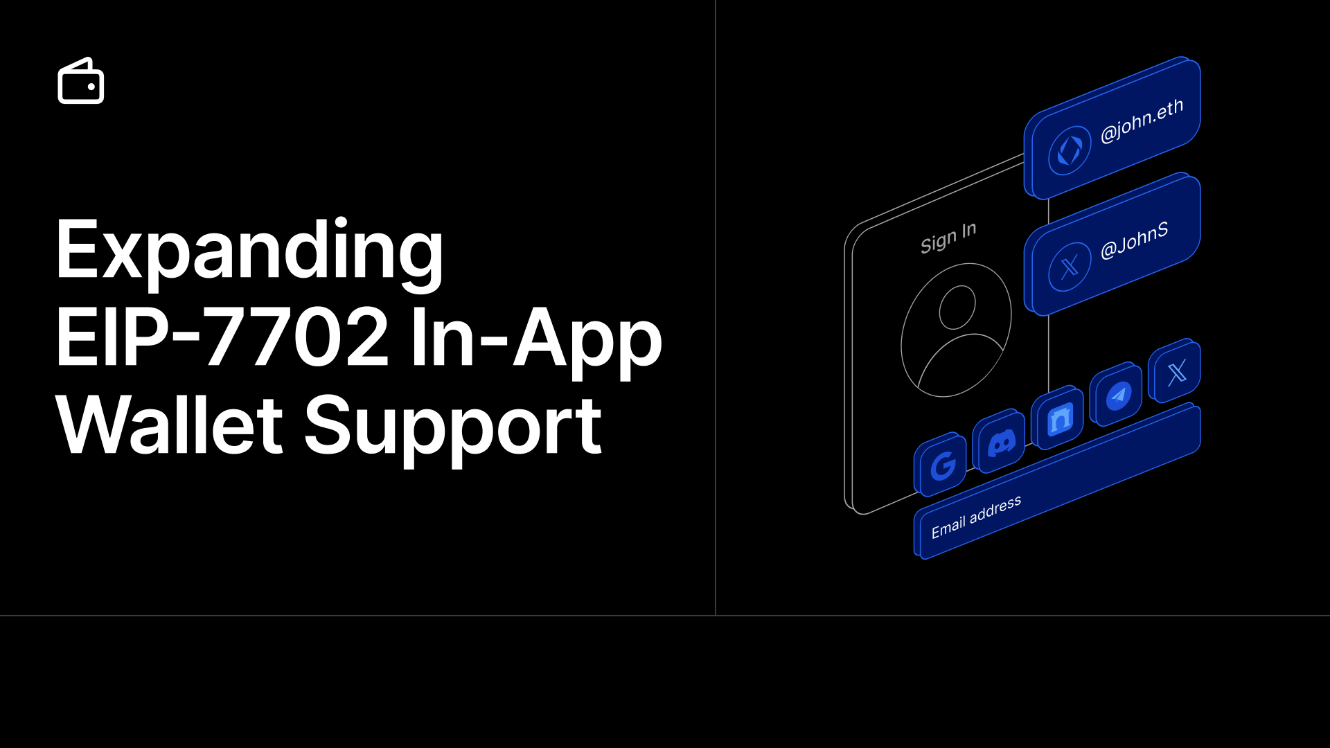 Expanding EIP-7702 In-App Wallet Support
