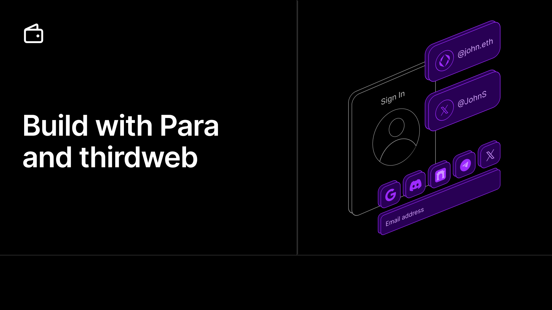 How to use Para with thirdweb
