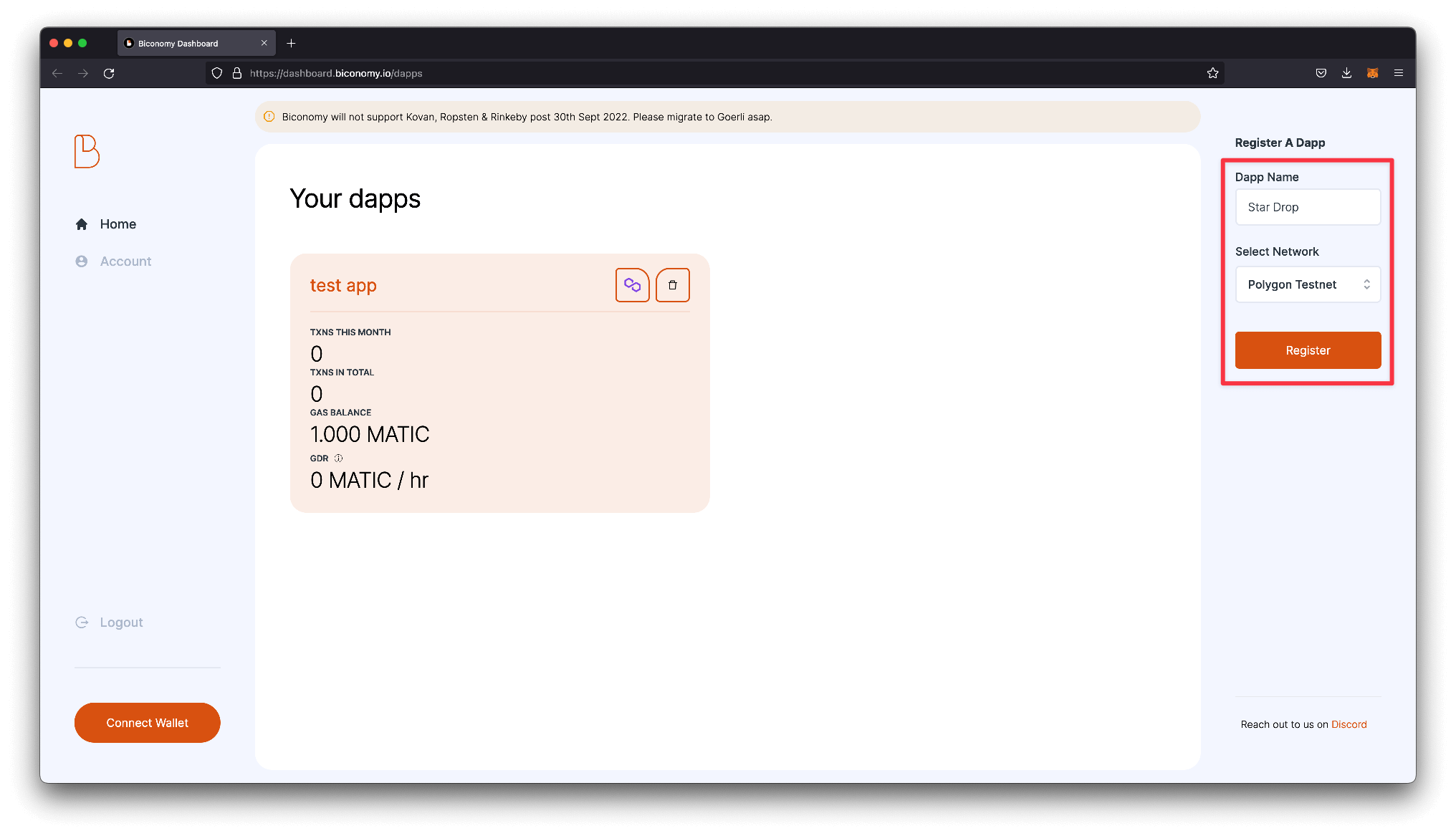 Create an NFT Drop with Gasless Transactions using Biconomy