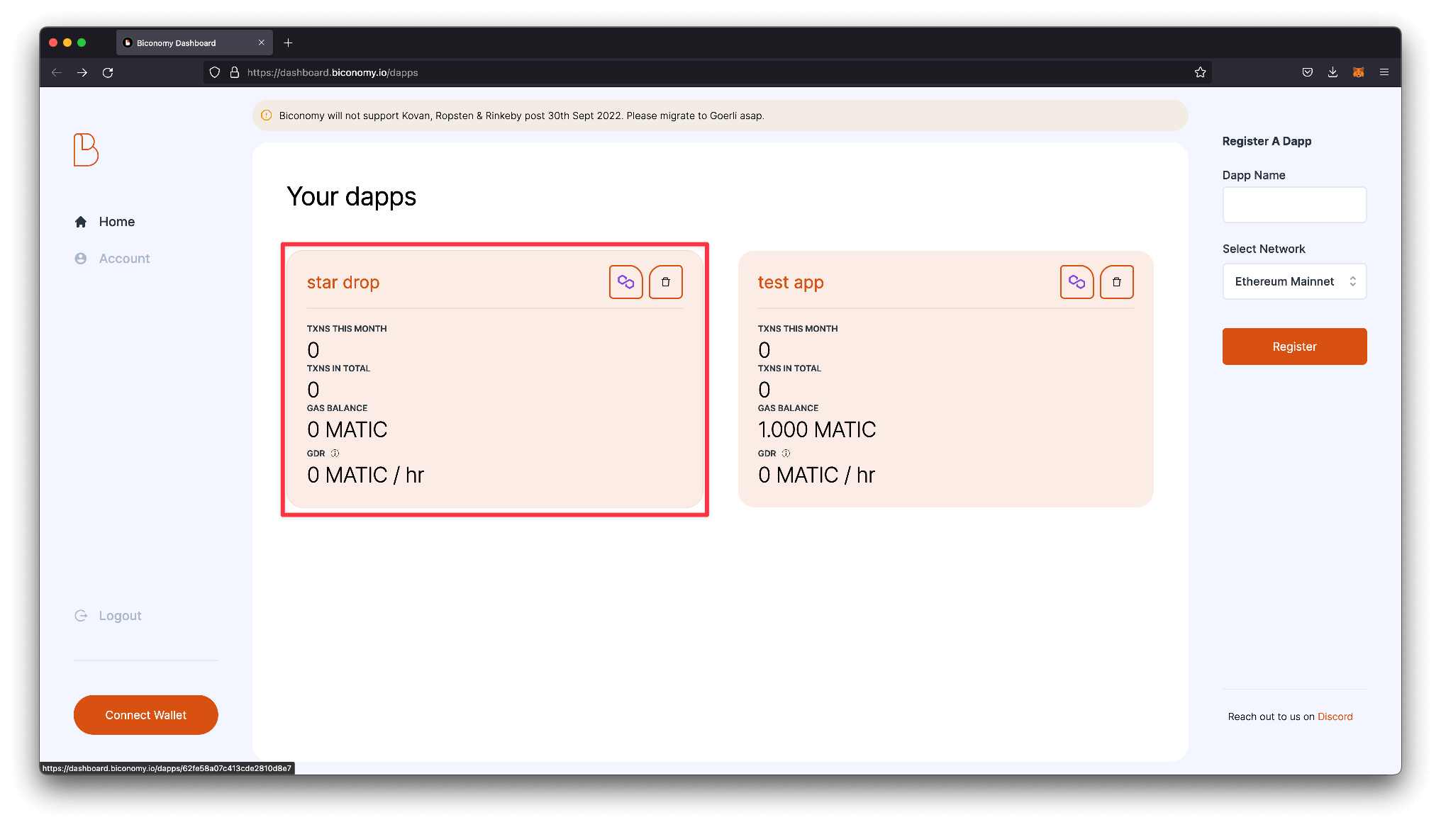 Create an NFT Drop with Gasless Transactions using Biconomy