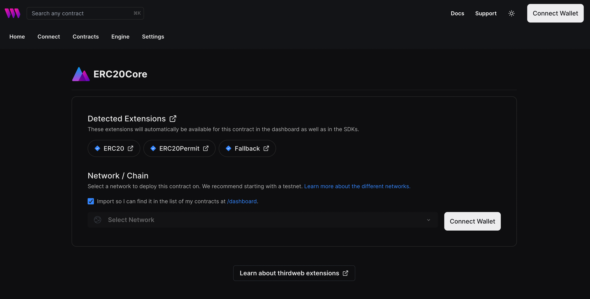 Guide: write and deploy Modular Smart Contracts.