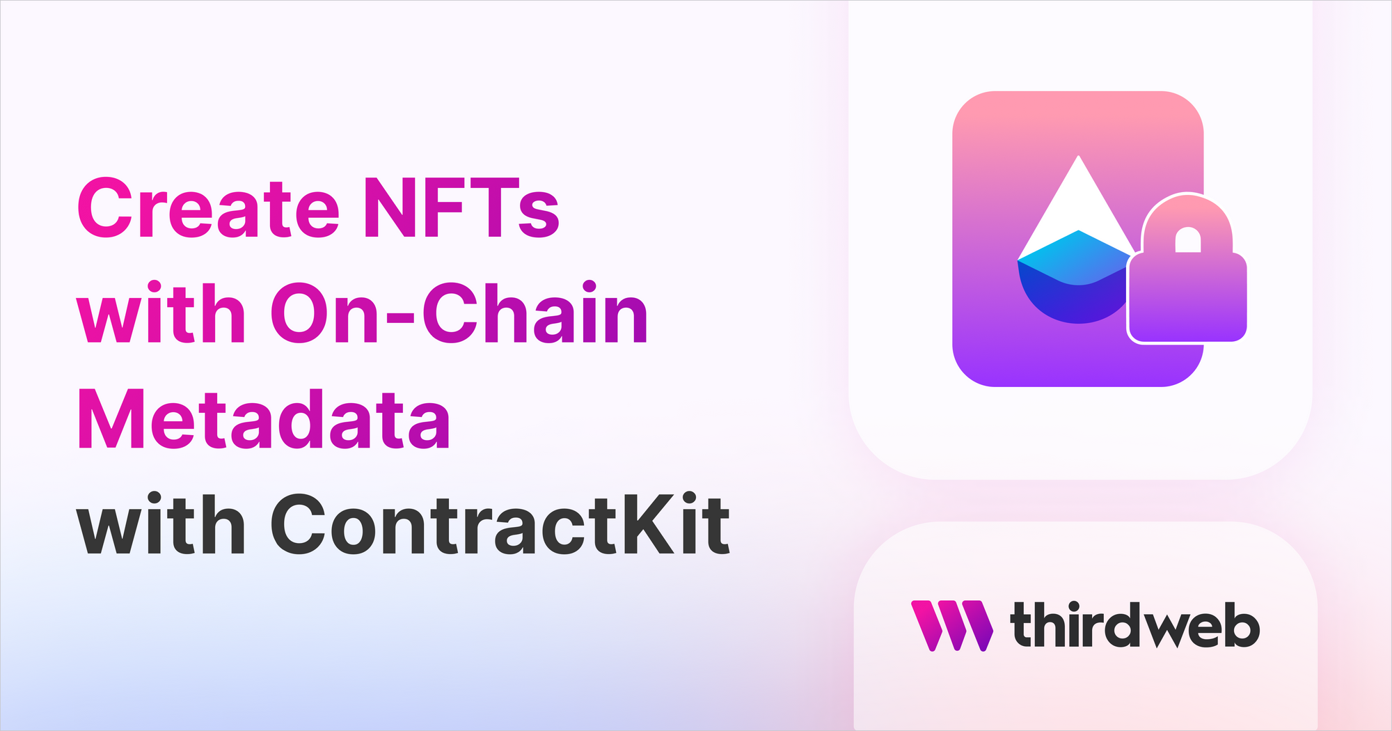 How To Create An NFT Collection With On Chain Metadata