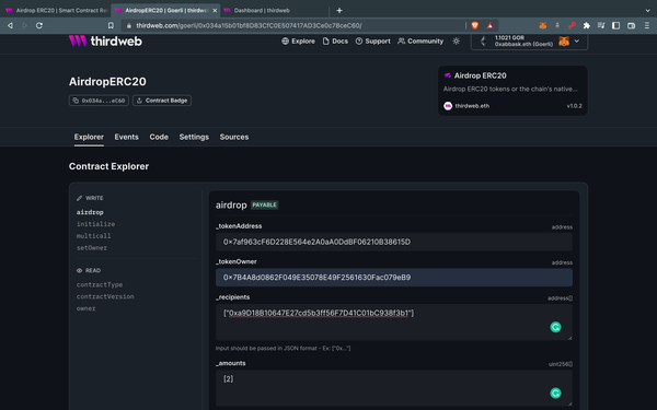 How to Airdrop ERC20 Tokens to a List of Wallet Addresses