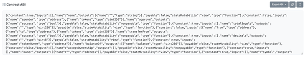Interact With Any Smart Contract In The Sdk Using Abis